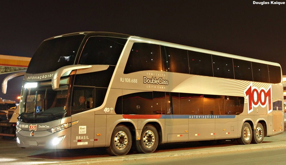 Auto Viação 1001 renova sua frota, apresentando uma nova identidade ...